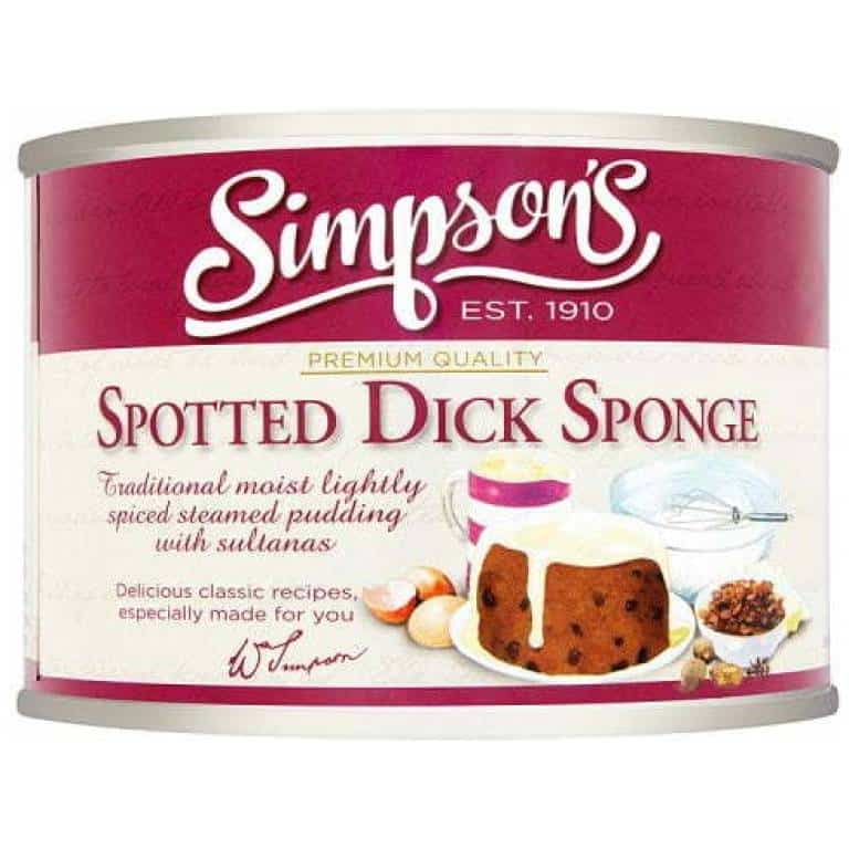 Simpsons Spotted Dick Sponge – Brits R U.S.