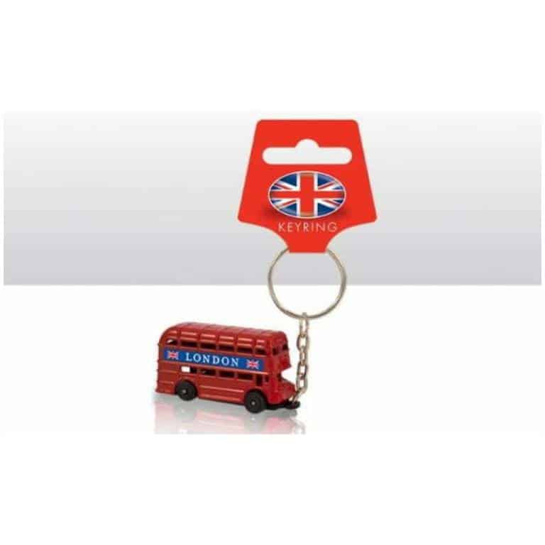 Keyring - Metal London Bus – Brits R U.S.