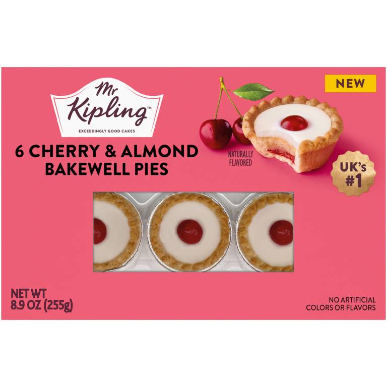 Mr Kipling Cherry Almond Bakewells 6 Pack – Brits R U.S.
