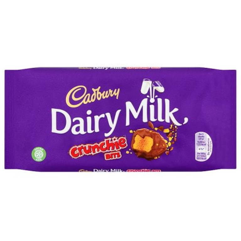 Cadbury Dairy Milk With Crunchie Bits 180g – Brits R U.S.