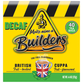 Builders Decaf Tea - 40 Tea Bags – Brits R U.S.