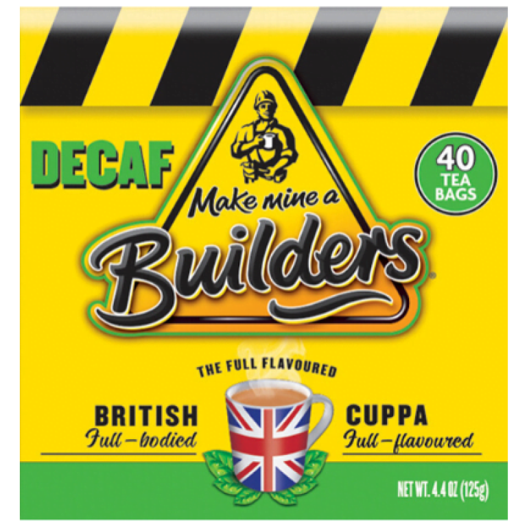 Builders Decaf Tea - 40 Tea Bags – Brits R U.S.