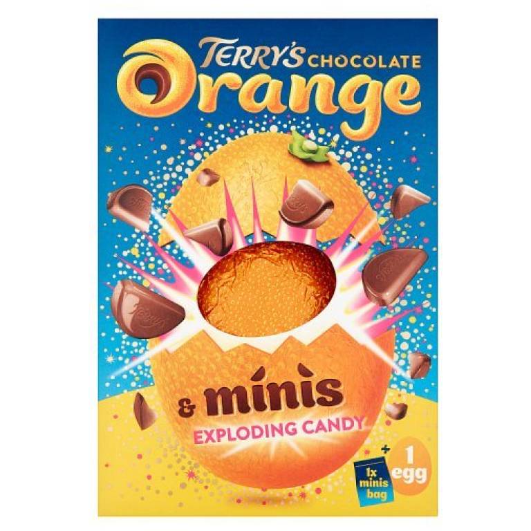 Terrys Chocolate Orange Exploding Candy Large Easter Egg – Brits R U.S.