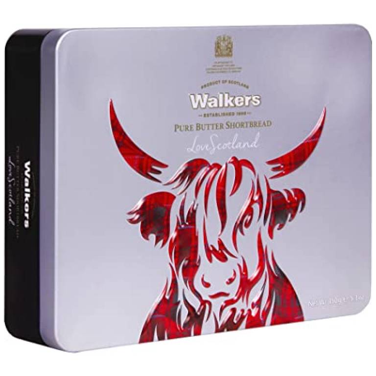 Walkers Shortbread Scottish Highland Coo Icon Tin – Brits R U.S.