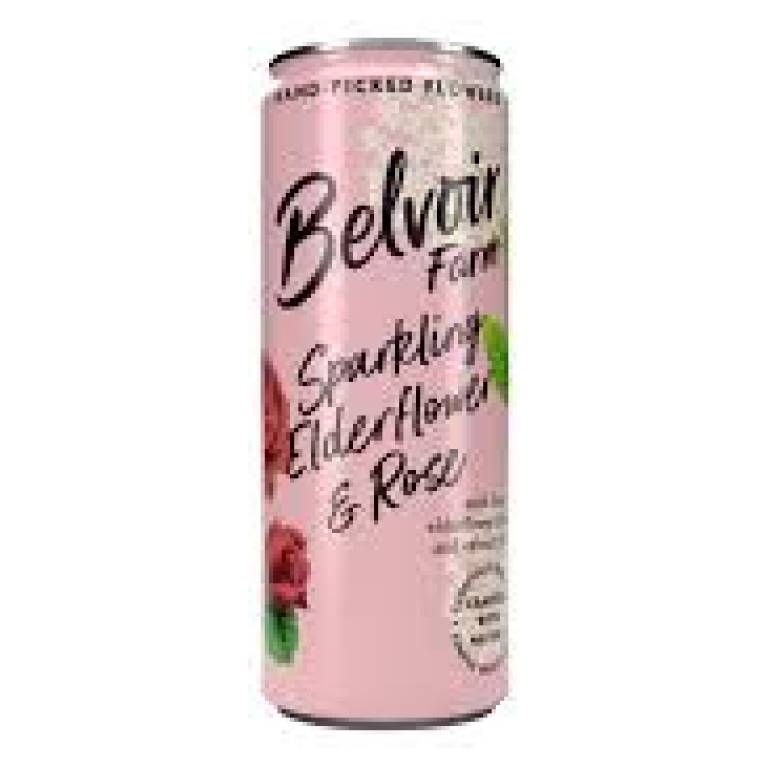 Belvoir Farm Sparkling Elderflower & Rose 250ml Can – Brits R U.S.