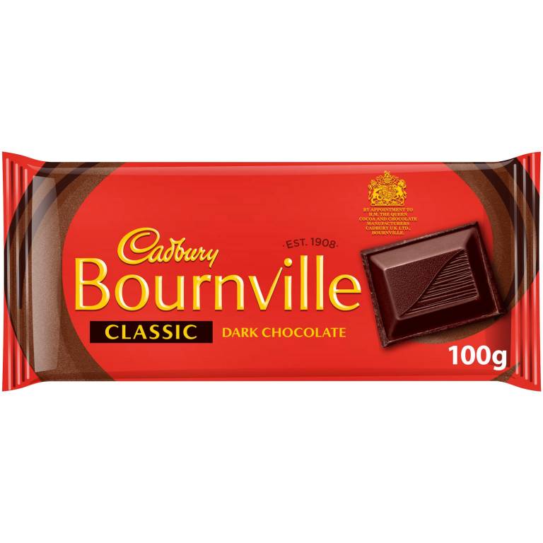 Cadbury Bournville Classic Dark Chocolate 100g – Brits R U.S.