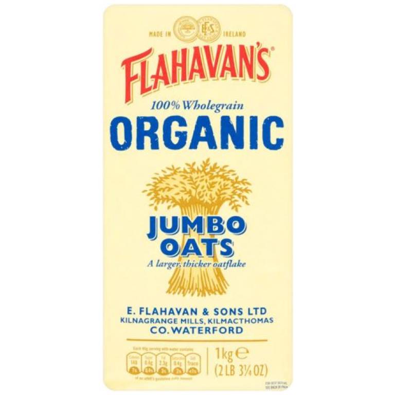 Flahavans Organic Jumbo Oats 1kg – Brits R U.S.