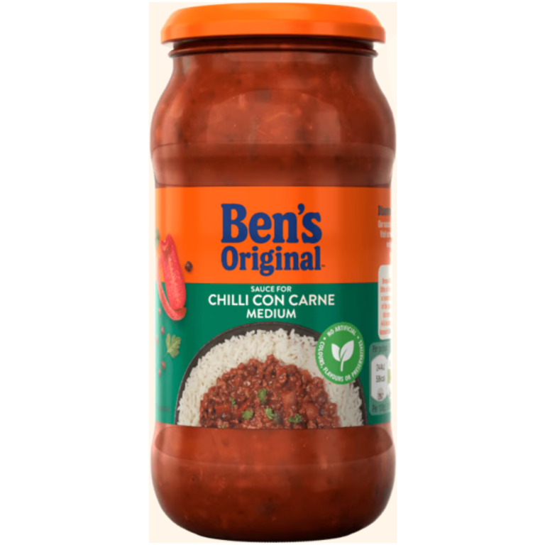 Uncle Bens Original Medium Chilli Con Carne Sauce BBD 21-08-25 – Brits ...