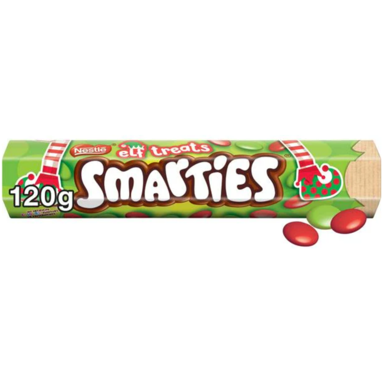 Smarties Elf Treats Milk Chocolate Giant Tube 120G – Brits R U.S.